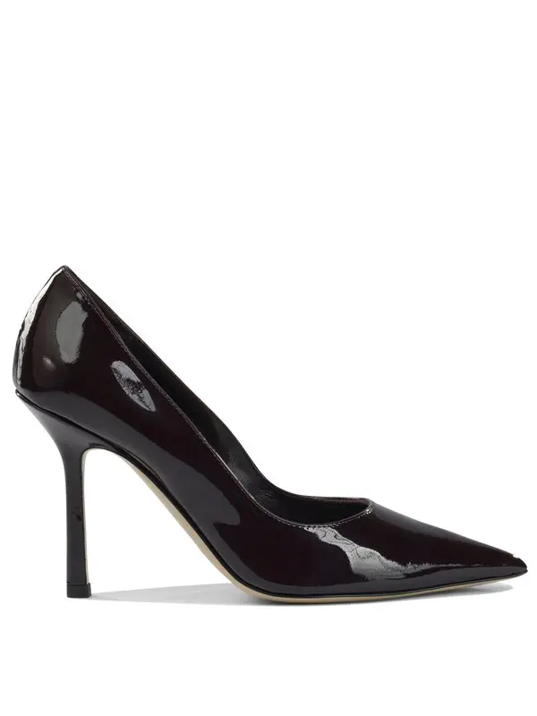 NINALILOU Pointed Toe High Heel Pumps - Bordeaux