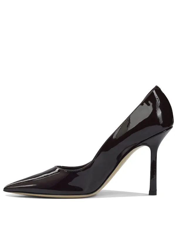 NINALILOU Pointed Toe High Heel Pumps - Bordeaux