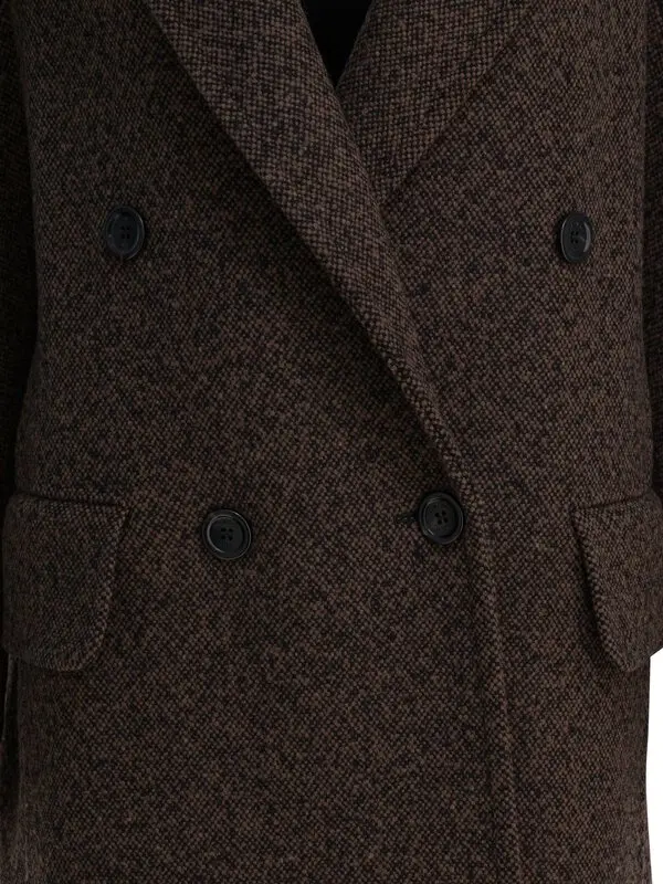 Max Mara Long Wool And Cashmere Coat