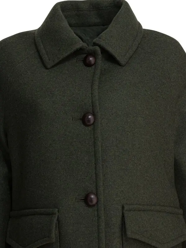 CIRCOLO 1901 Pocketed Jacket W.b - Green