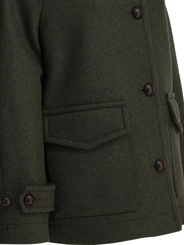 CIRCOLO 1901 Pocketed Jacket W.b - Green