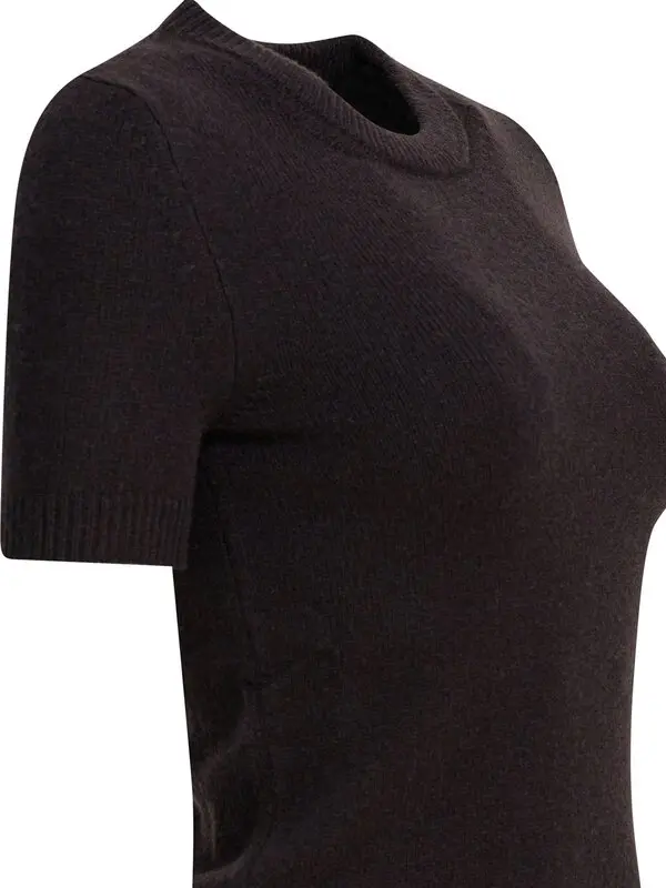 SA SU PHI Cashmere Knit Top - Brown
