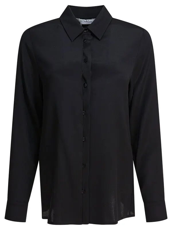 Max Mara Pure Silk Shirt - Black
