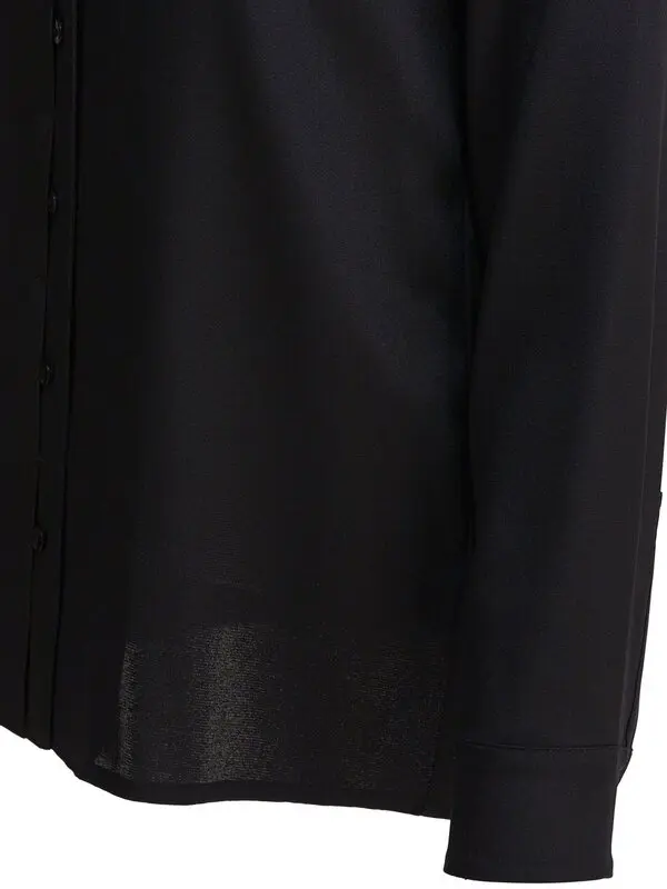 Max Mara Pure Silk Shirt - Black