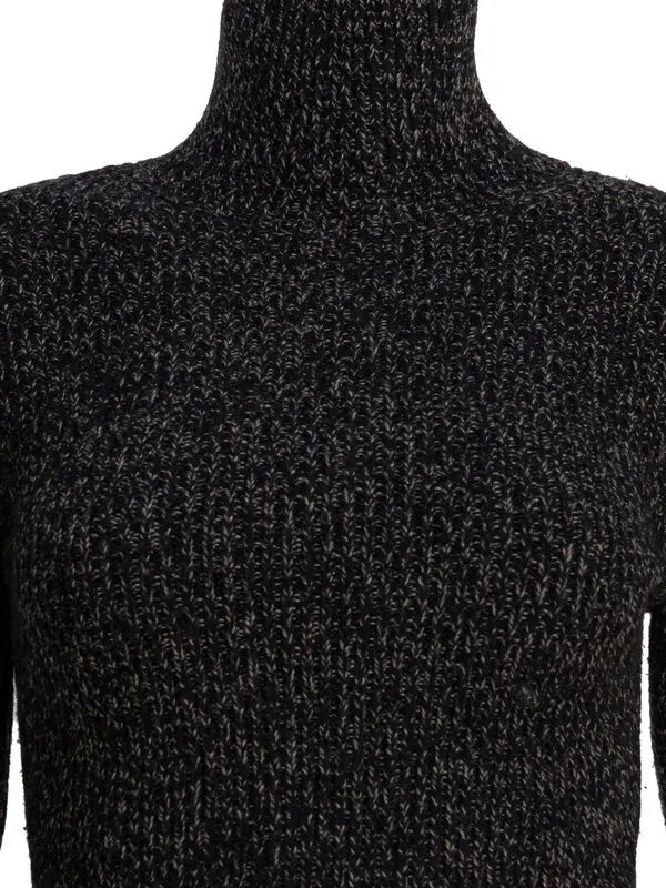 Max Mara Wool And Cashmere Turtleneck Sweater - Black