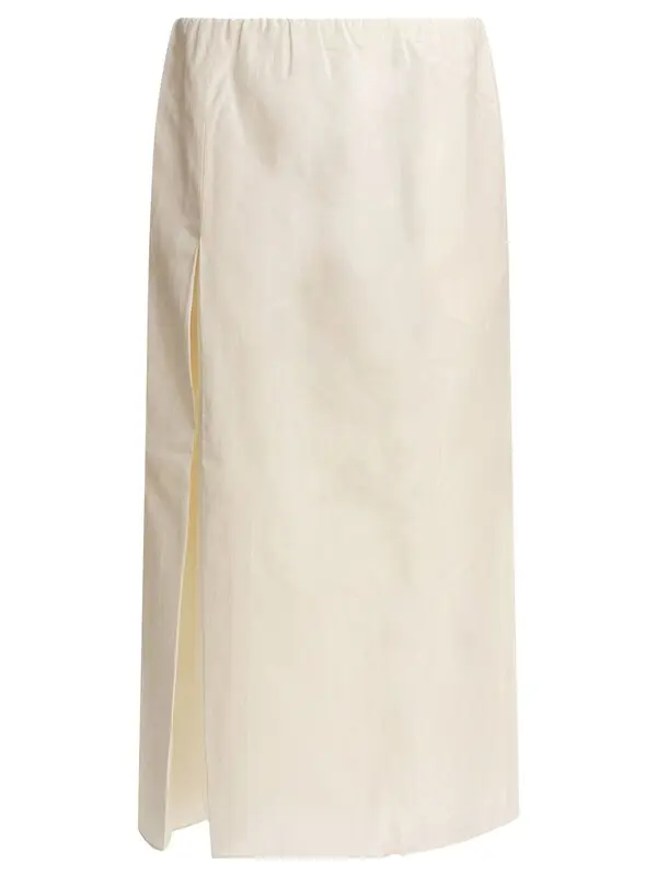 Loulou De Saison Long Gathered Skirt - White