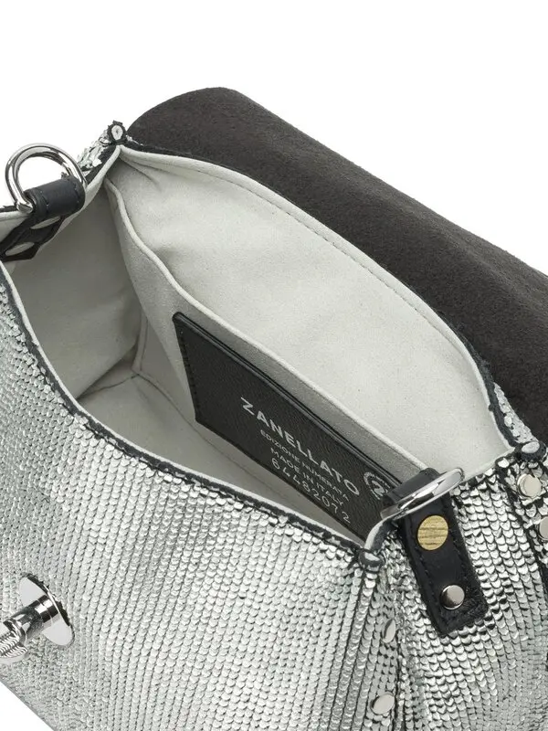 ZANELLATO Postina Handbag - Silver