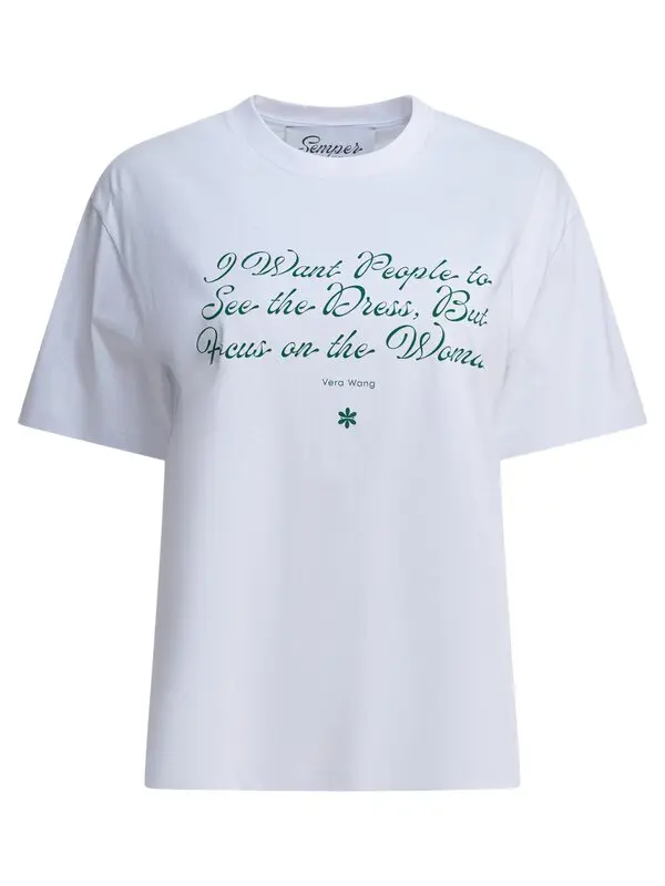 SEMPER Vera Wang Quote T-shirt