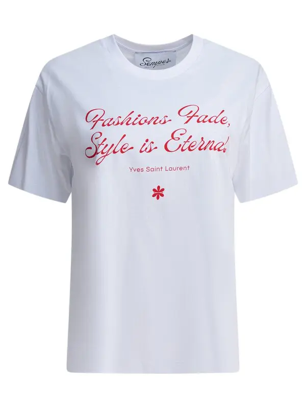 SEMPER Yves Saint Laurent Quote T-shirt