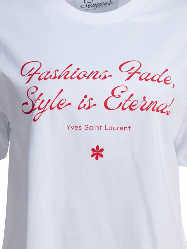 SEMPER Yves Saint Laurent Quote T-shirt