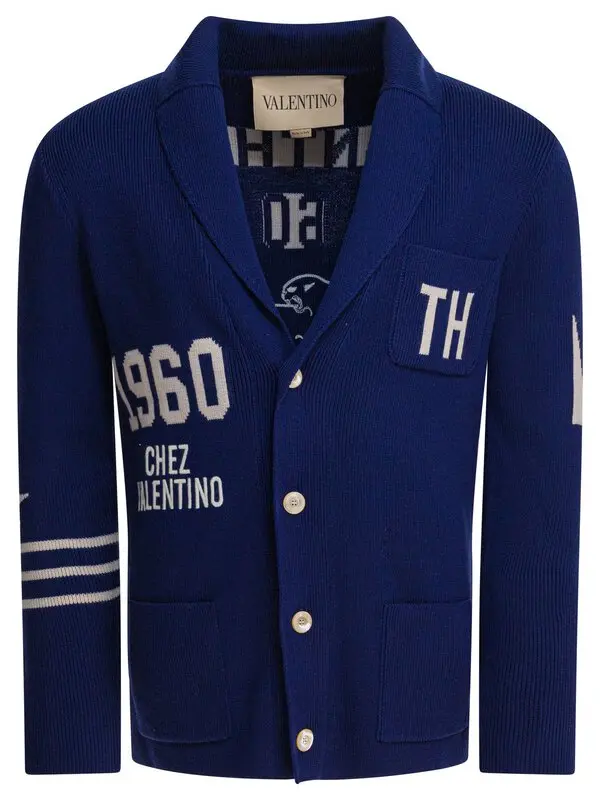 Valentino Garavani Chez Cardigan - Blue