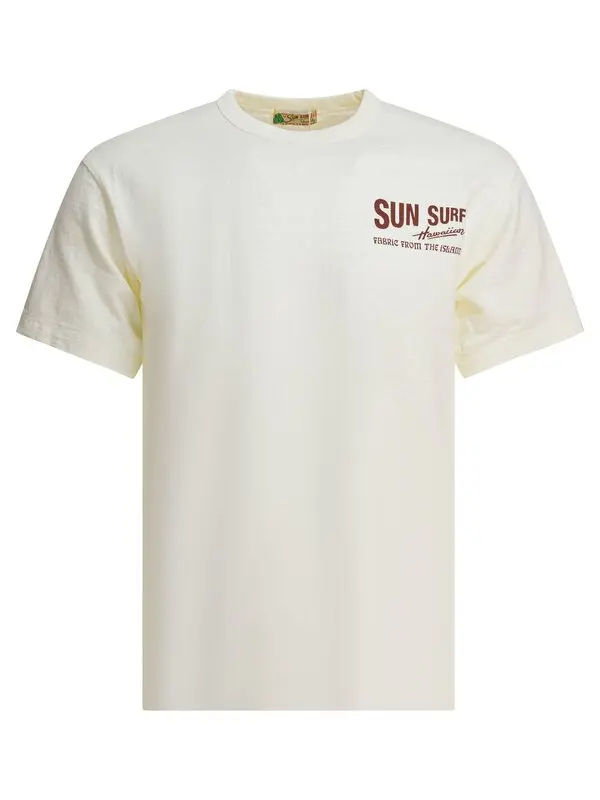 SUN SURF Mc Cully Chop Sui' T Shirt - Beige