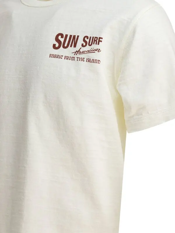 SUN SURF Mc Cully Chop Sui' T Shirt - Beige