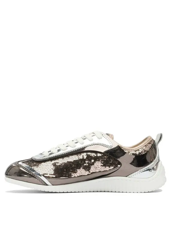 Pinko Lace Up Sneakers - Bronze