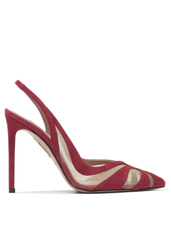 AQUAZZURA Lune 105 Mm Slingbacks