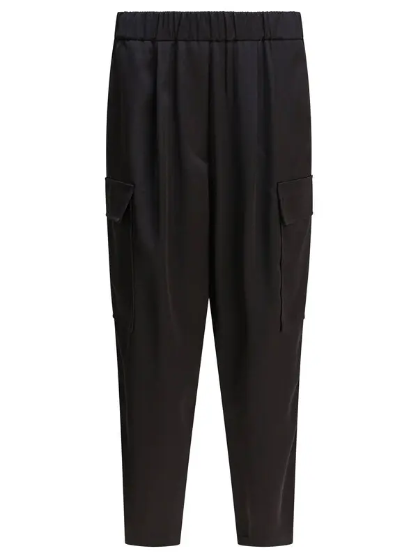 SEMPER Tapered Cargo Pants - Black