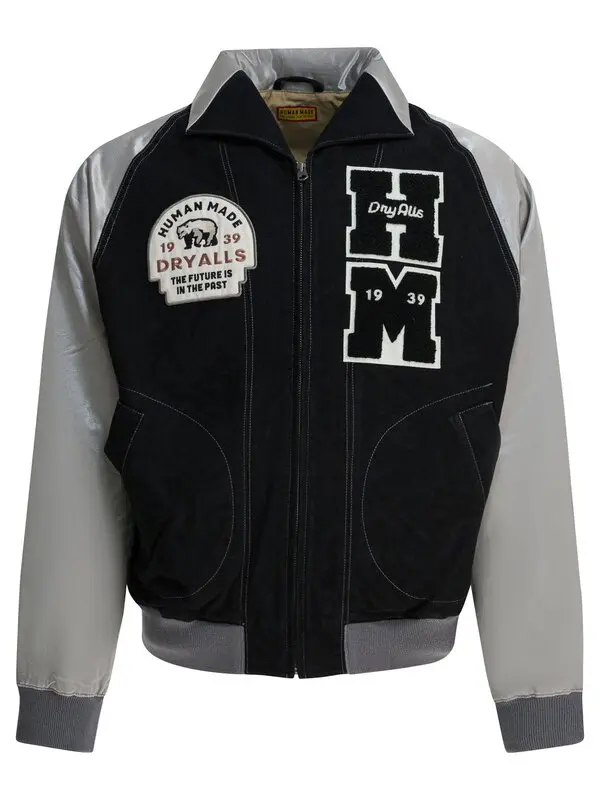 HUMAN MADE Satin 'varsity' Bomber Jacket