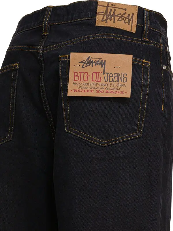 StÜssy Straight Leg Jeans - Black