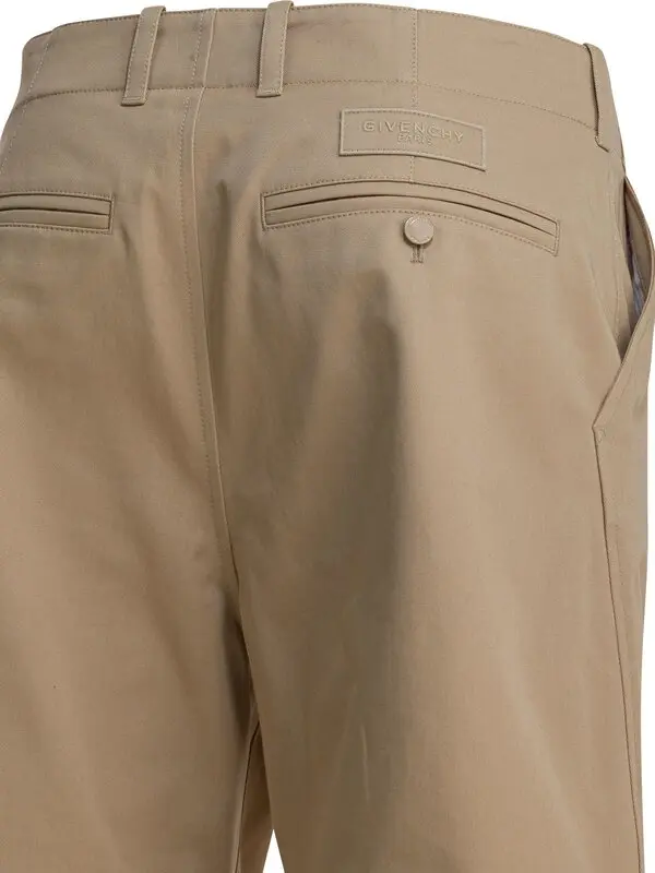 Givenchy Cotton Chino Shorts - Beige