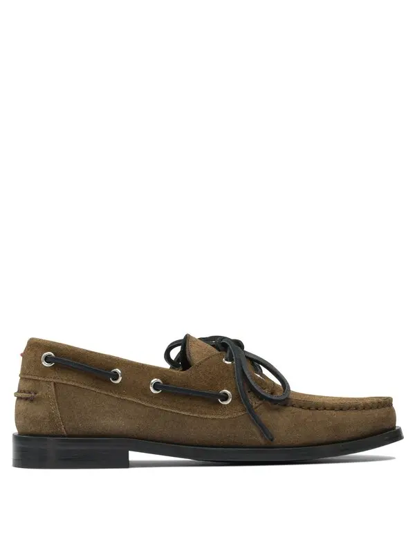 AeydĒ Harris Suede Lace-up Loafers - Brown