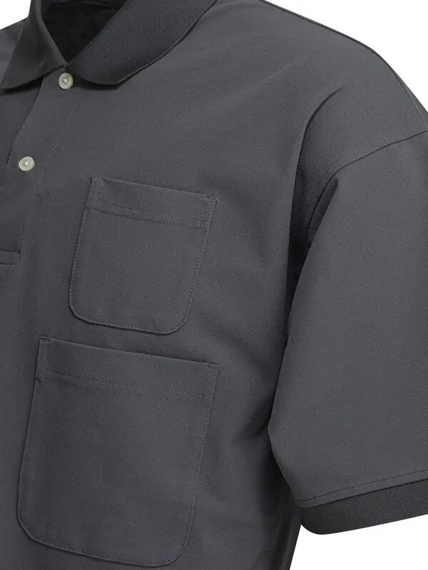 DAIWA PIER39 Polo Shirt With Two Pockets - Grey