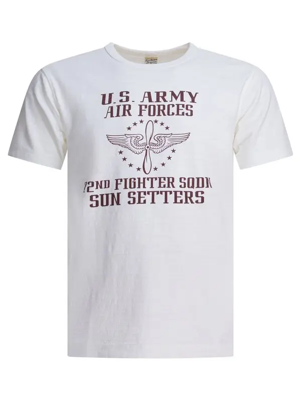 BUZZ RICKSON'S 72nd Fighter Sq' T Shirt - White