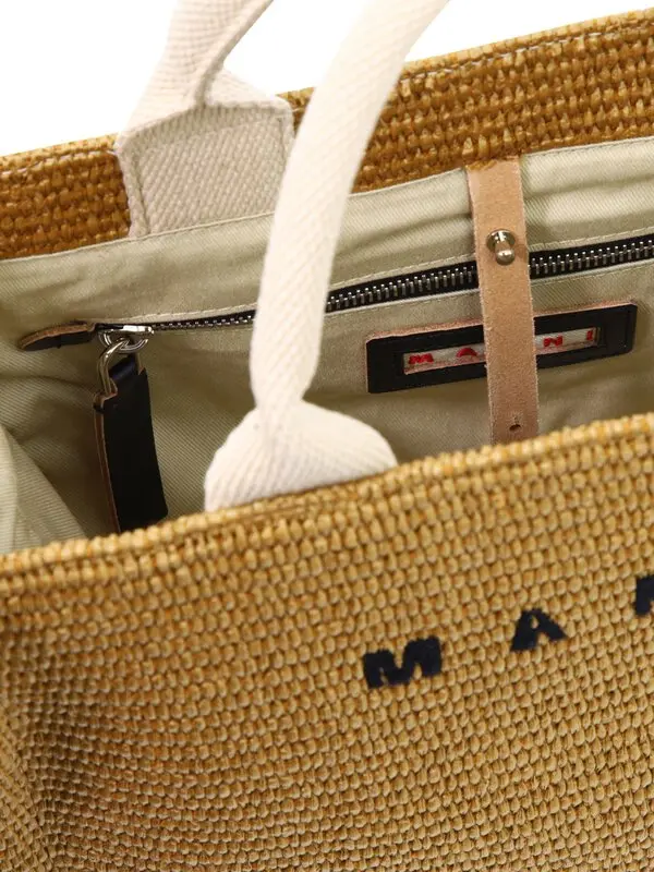 Marni East/west Tote Bag - Beige