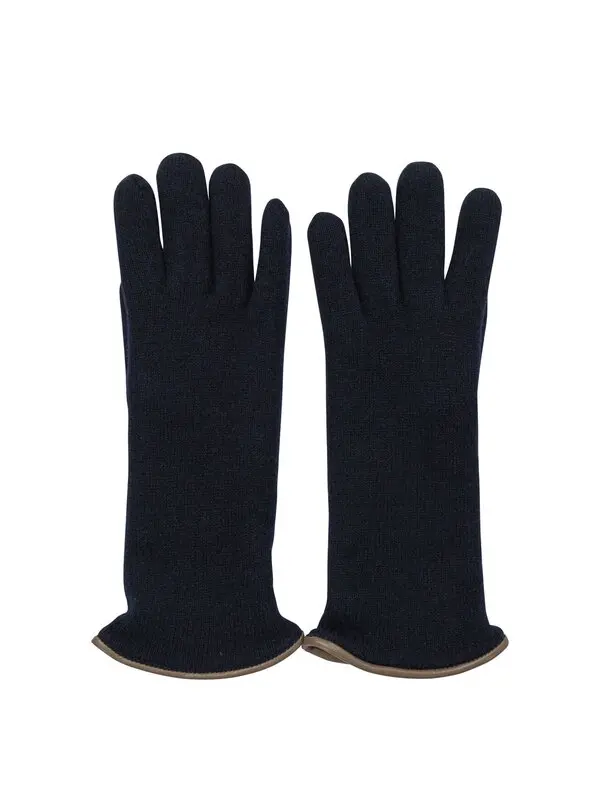 RESTELLI 305 Cashmere Gloves - Blue