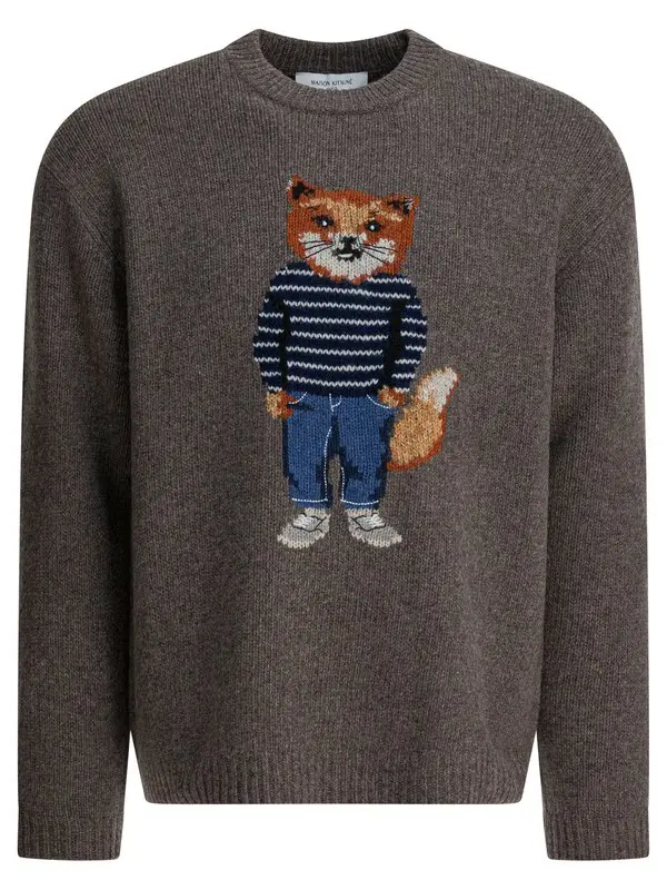 Maison Kitsuné Dressed Fox Wool Sweater