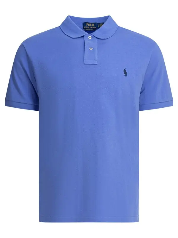 Ralph Lauren Pique Polo Shirt - Blue