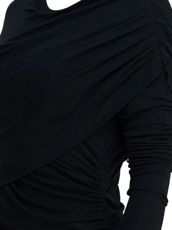 MARANT ETOILE Solid Jersey 'denise' Dress - Black