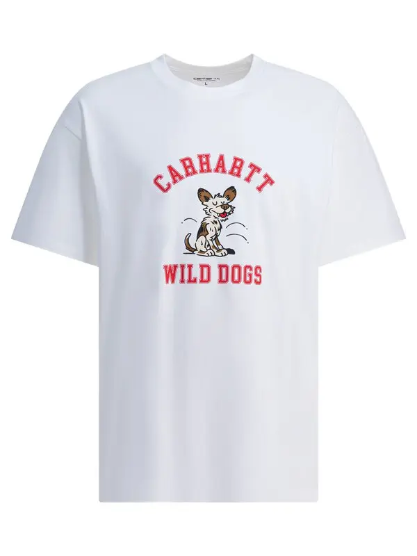 Carhartt Work In Progress S/s Wild Dog' T Shirt - White