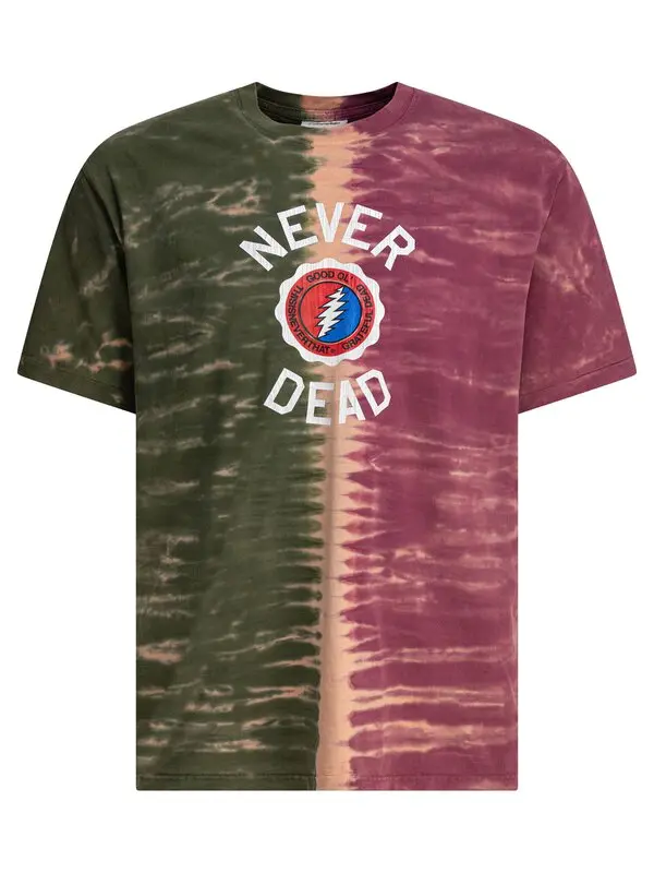 THISISNEVERTHAT Gd Never Dead' T Shirt - Green