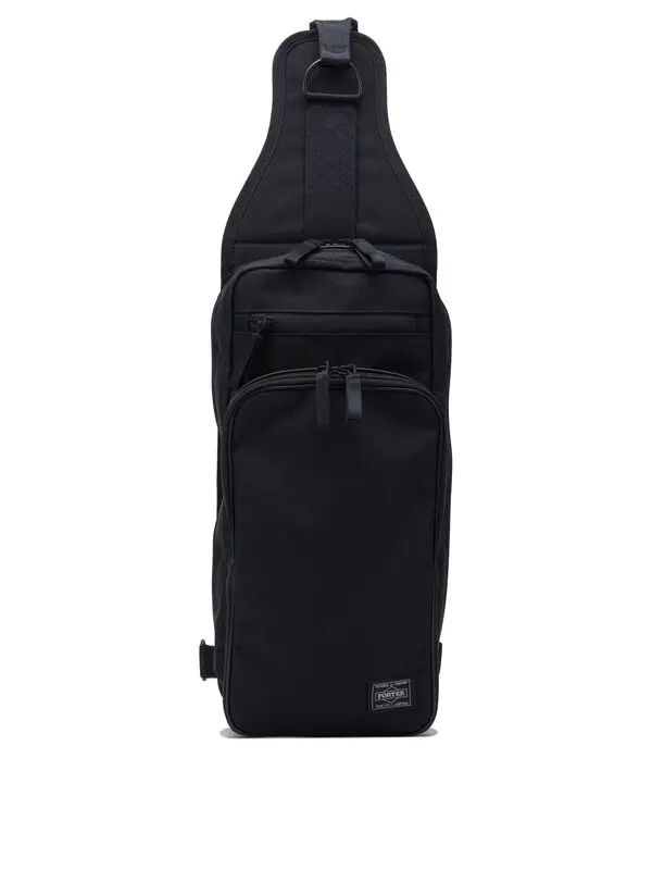 PORTER YOSHIDA & CO Hybrid Sling One-shoulder Backpack - Black