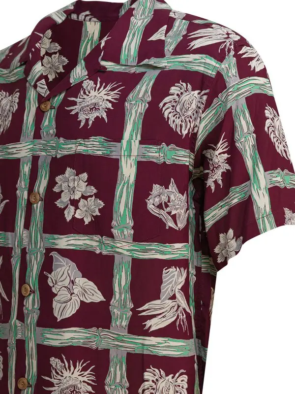 SUN SURF Island Plants' Shirt