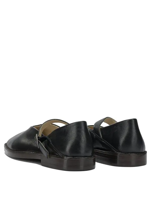 LEMAIRE Leather Mary Jane Ballerinas