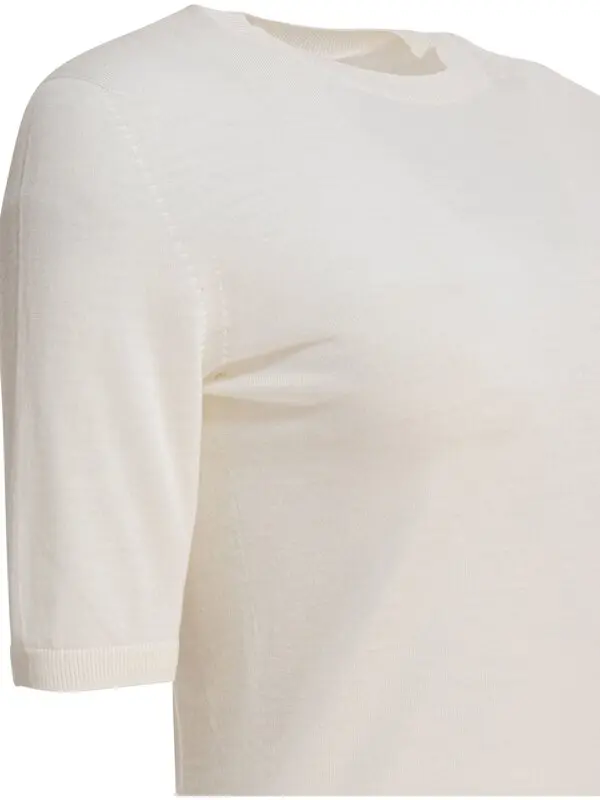 Max Mara Basic Wool Sweater - White