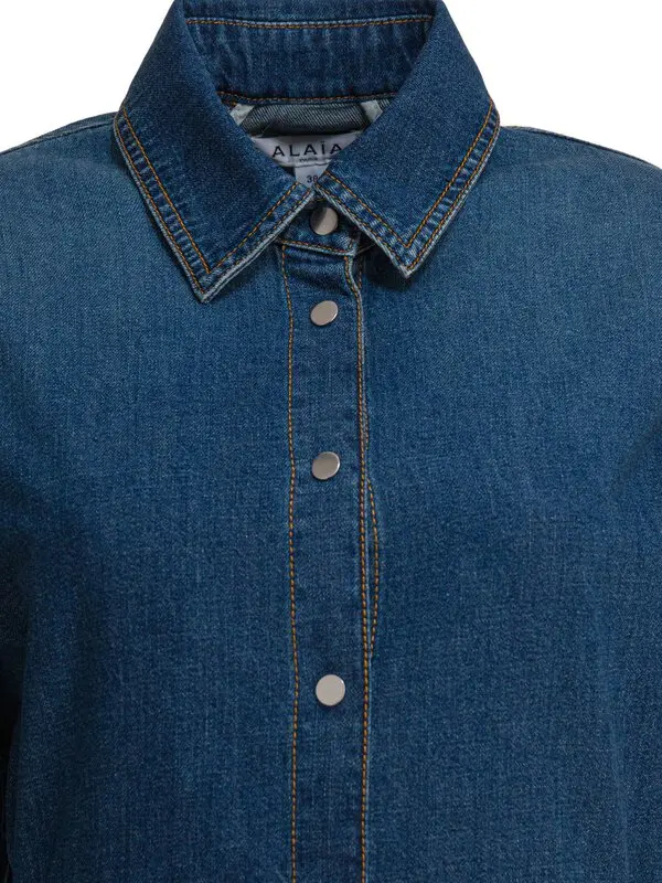 Alaïa Denim Shirt - Blue