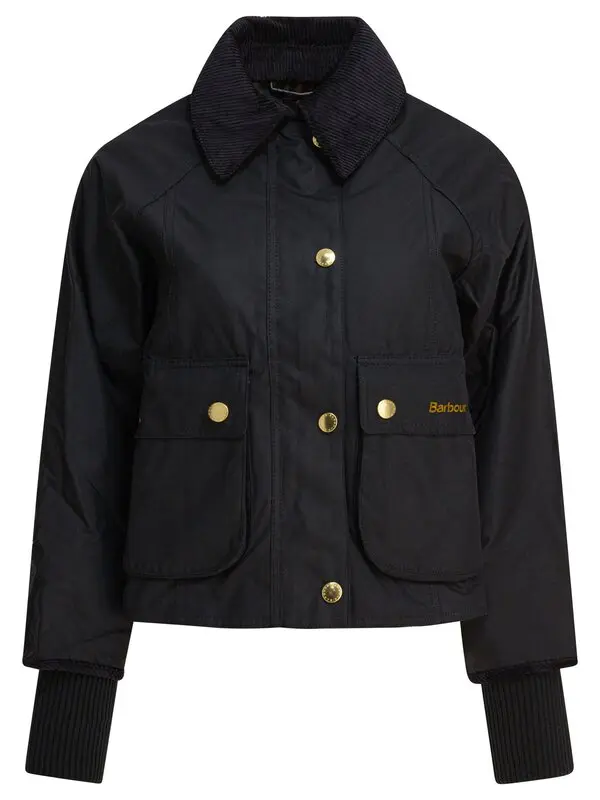 Barbour Beadnell Lightweight Waxed Cotton Jacket - Black