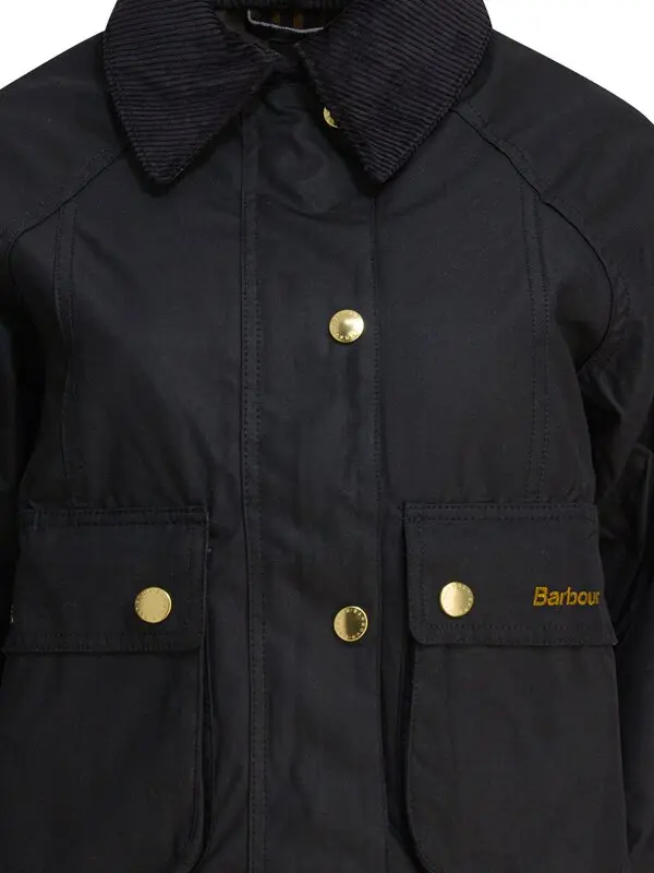 Barbour Beadnell Lightweight Waxed Cotton Jacket - Black