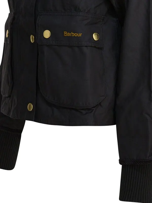 Barbour Beadnell Lightweight Waxed Cotton Jacket - Black
