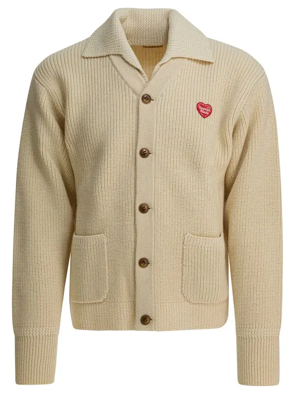 HUMAN MADE Wool Cardigan - White