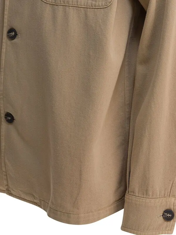 ALTUM Cotton Overshirt Jacket - Beige