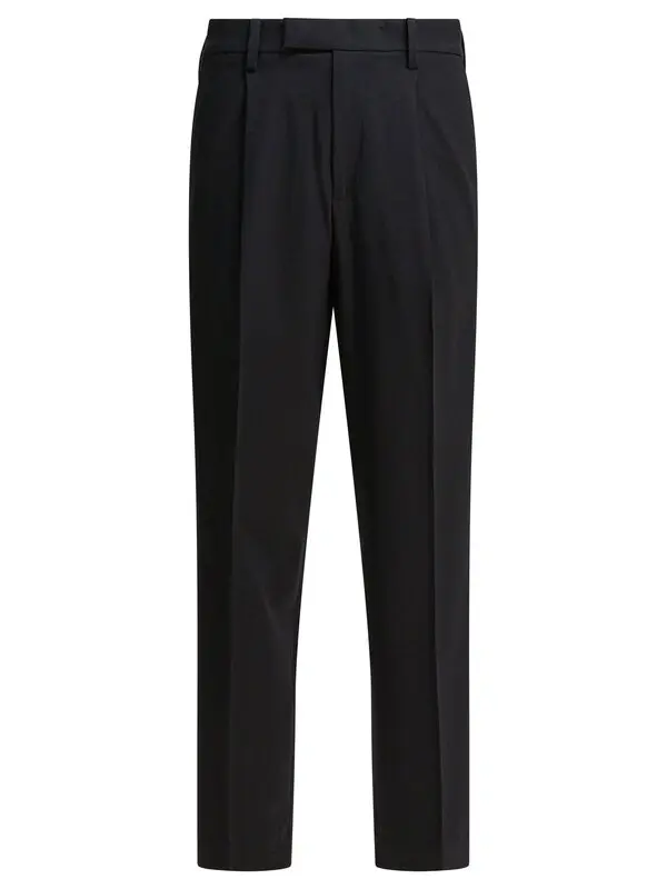 Vince Pleated 'louie Relaxed' Trousers - Black