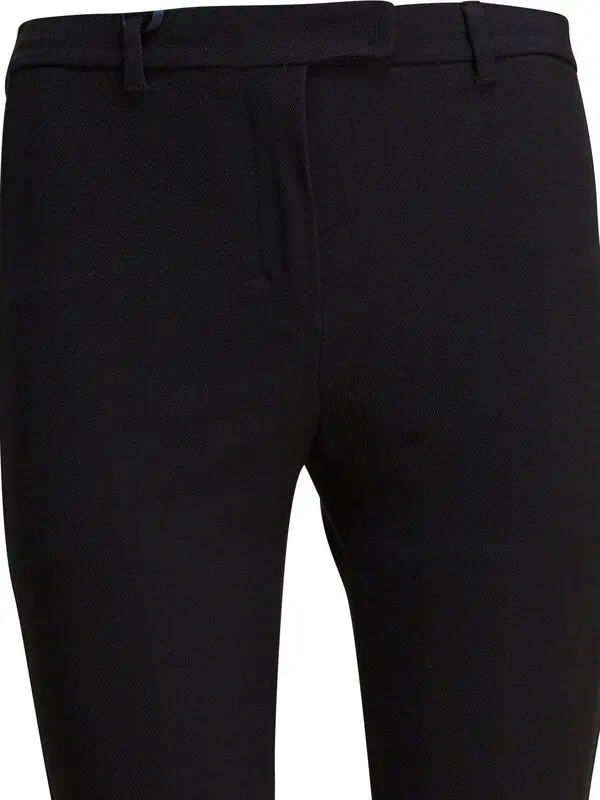 Max Mara Stretch Cotton-blend Trousers