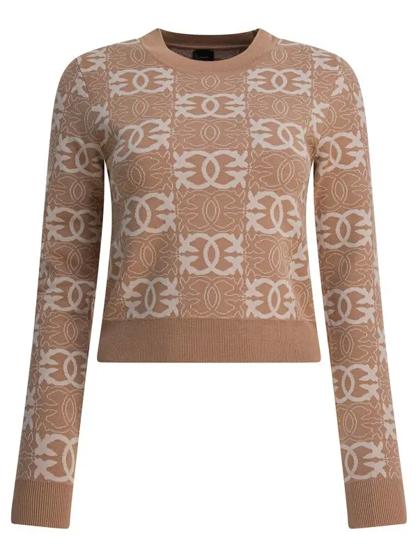 Pinko Patterned Knitwear - Beige