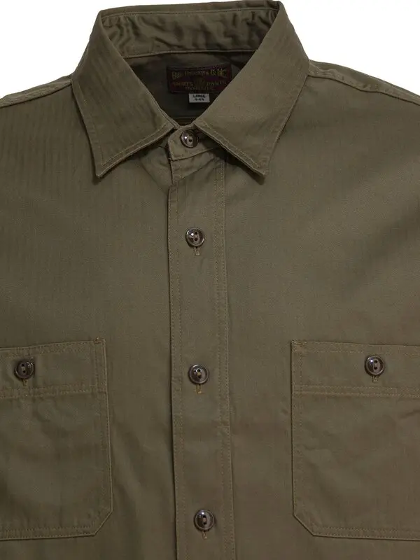 BUZZ RICKSON'S Shirts - Green