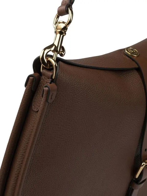 Etro Shoulder Bag Tumbled Leather With Buckle
