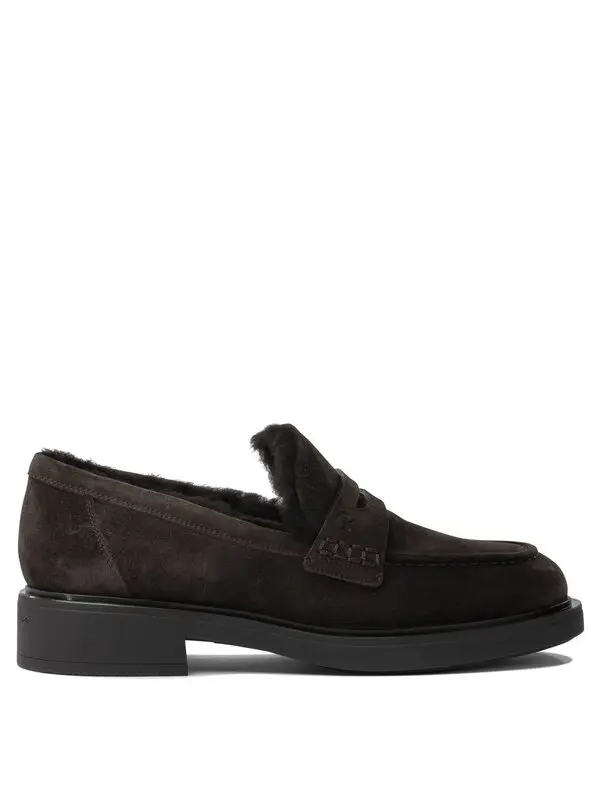 GIANVITO ROSSI 20 Mm Loafers - Brown