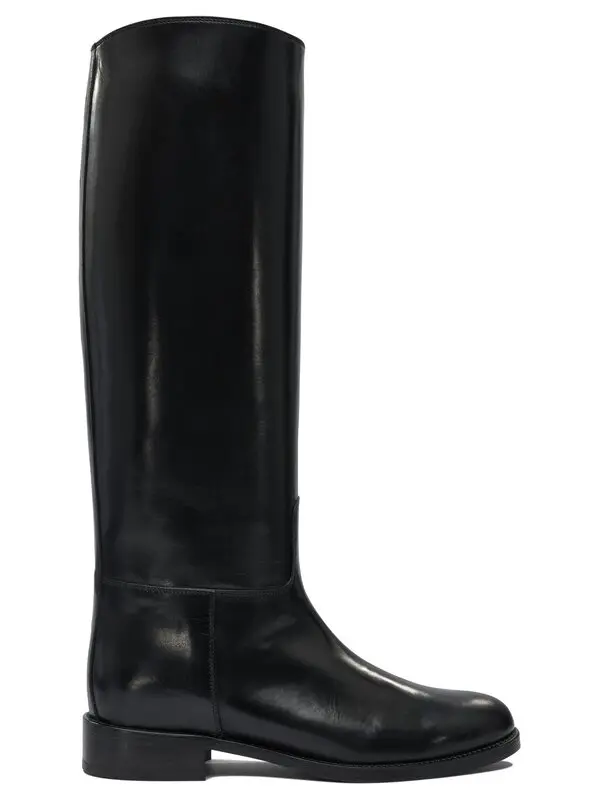 MARETTO Leather Boots - Black